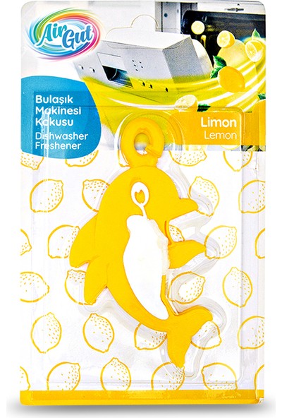 Airgut Air Gut Bulaşık Makinesi Koku Giderici (Limon)