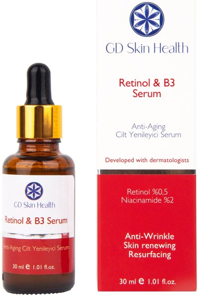 GD Skin Health Retinol & Vitamin B3 Serum Anti-Aging Cilt Yenileyici Serum GD Skin Health Retinol & Vitamin B3 Serum Anti-Aging Cilt Yenileyici Serum