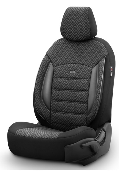 Otom Sport Plus Ekstra Destekli Özel Dokulu Oto Koltuk Kılıfı Siyah