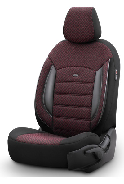 Otom Sport Plus Ekstra Destekli Özel Dokulu Oto Koltuk Kılıfı Bordo
