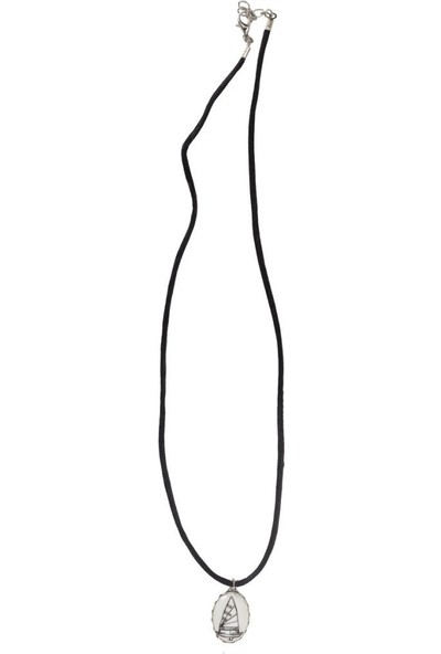 Optinew Çini Laser Kolye Beyaz