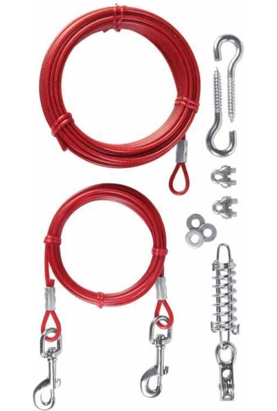 Trixie Köpek Bahçe Bağlama Çelik Halatı 15M Trixie Köpek Bahçe Bağlama Çelik Halatı 15M