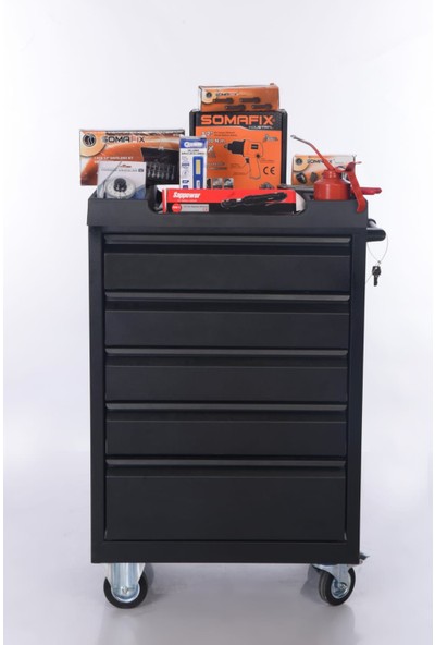 Jessan 5 Çekmeceli Takım Arabası