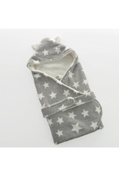 ZSZH Sıcak Mercan Polar Bebek Uyku Tulumu Yenidoğan Rahat Kalınlaşmak Kundak-Gri (Yurt Dışından) ZSZH Sıcak Mercan Polar Bebek Uyku Tulumu Yenidoğan Rahat Kalınlaşmak Kundak-Gri (Yurt Dışından)