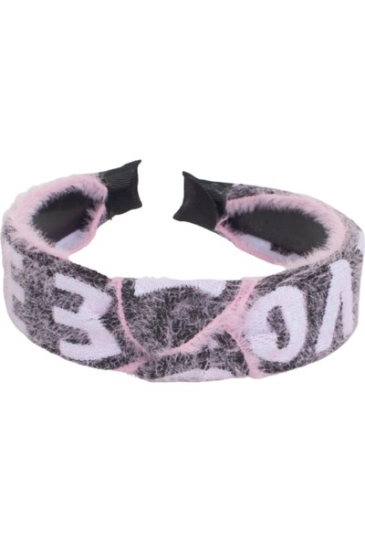 Afillix Concept Kt-Pembe Love Yazılı Tüylü Taç