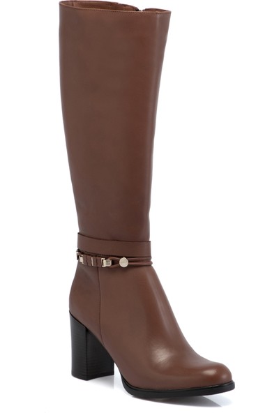 Tergan Konyak Deri Kadın Çizme 65152O4B