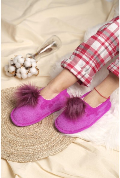 Oksit Rino Peluş Kadın Ev Patiği
