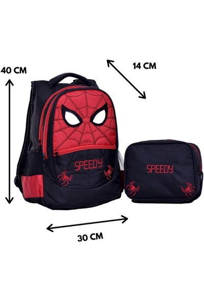 Çantaland Yeni Sezon Anaokulu ve Ilkokul Beslenmeli Su Geçirmez Erkek Çocuk Okul Çantası Örümcek Adam Çantaland Yeni Sezon Anaokulu ve Ilkokul Beslenmeli Su Geçirmez Erkek Çocuk Okul Çantası Örümcek Adam