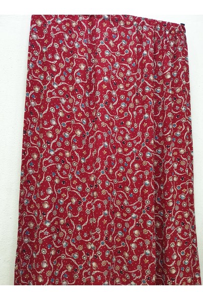 Viskon Basma Etek Viskon Basma Etek