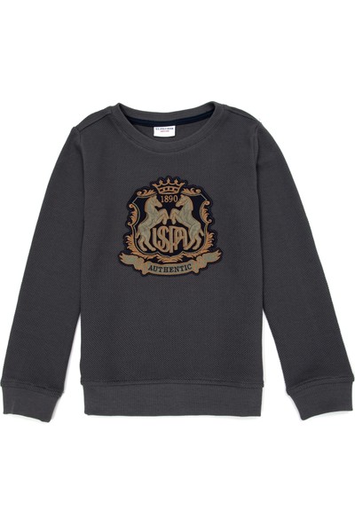 U.S. Polo Assn. Erkek Çocuk Antrasit Sweat Shirt U.S. Polo Assn. Erkek Çocuk Antrasit Sweat Shirt