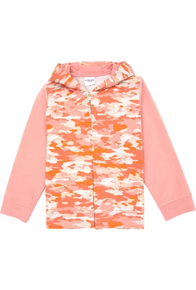 U.S. Polo Assn. Pembe Sweatshirt 50244019-VR204 U.S. Polo Assn. Pembe Sweatshirt 50244019-VR204