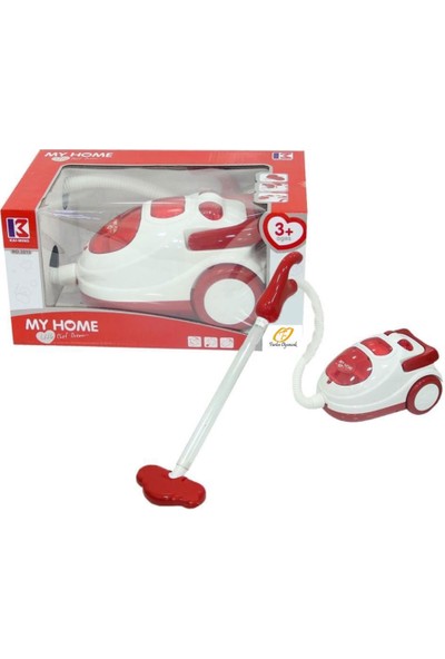 Can Ali Toys Oyuncak Pilli Elektrikli Süpürge Makinesi Ses Efektli CNL-3333