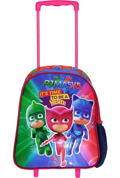 Lisanslı Pijamaskeliler Anaokulu Çekçekli Sırt Çantası Pjmask 2in1 Lisanslı Pijamaskeliler Anaokulu Çekçekli Sırt Çantası Pjmask 2in1