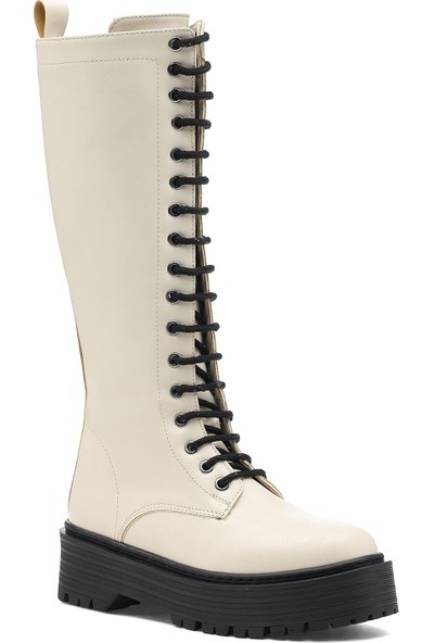 Nine West Beyanı 1pr Bej Kadın Çizme