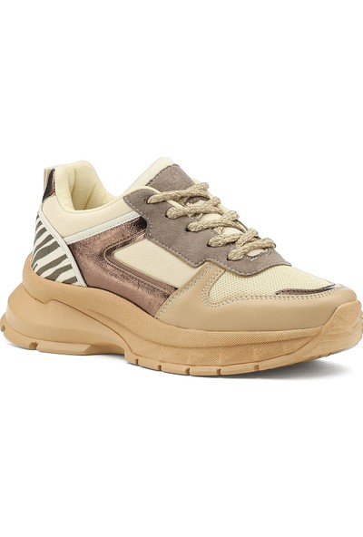 Nine West Zebına 2fx Pudra Kadın Sneaker