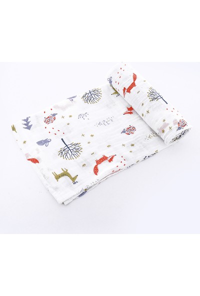 Xkids Pamuklu Çift Katlı Kundak (Yurt Dışından)