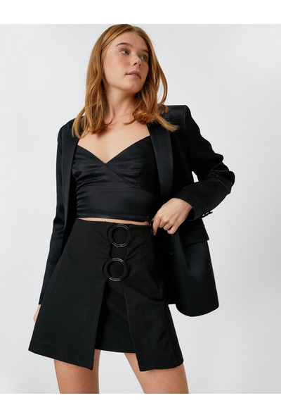 Koton Toka Detaylı Mini Etek