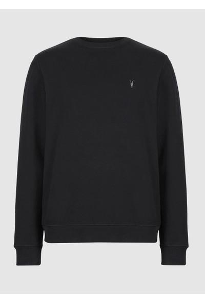 All Saints Erkek Bisiklet Yaka Sweatshirt Raven Crew U005749