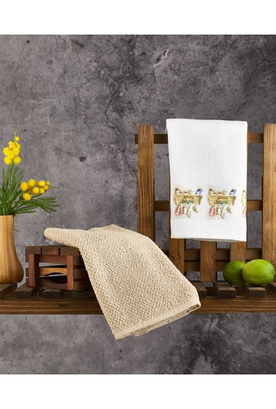 Soley 2li Ekose Mutfak Havlu Seti 40 X 60 Cm
