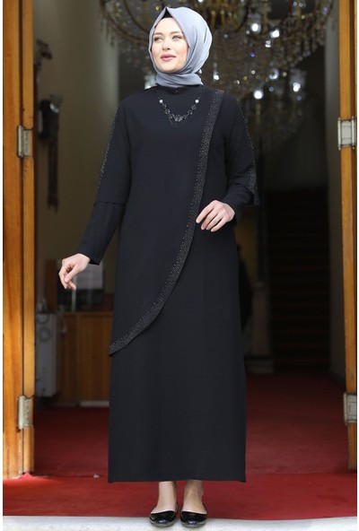 Hünkar Abiye Siyah Amine Hüma