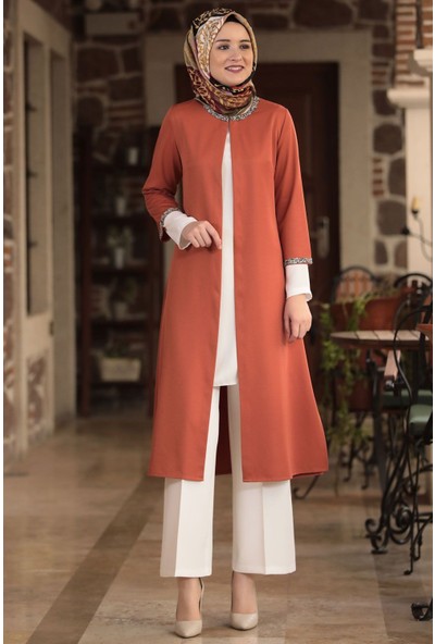 Safir Üçlü Takım Kiremit Amine Hüma