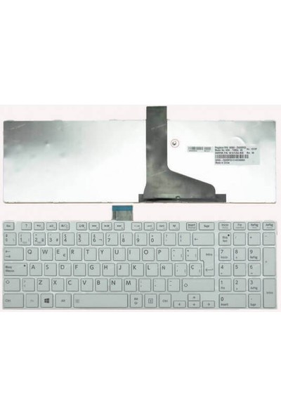 Toshiba C855-1Q9NOTEBOOK Klavye Tuş Takımı-Beyaz Toshiba C855-1Q9NOTEBOOK Klavye Tuş Takımı-Beyaz