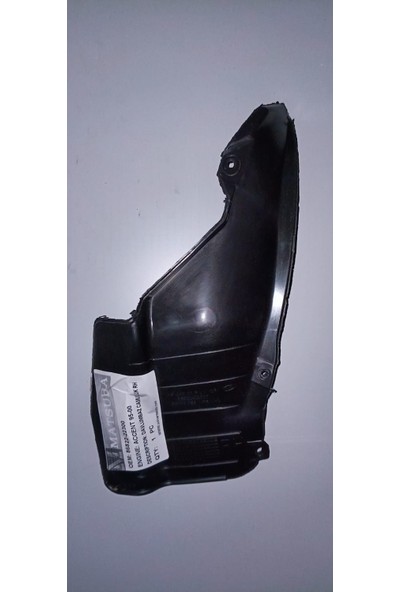 MATSUBA Davlumbaz Çamurluk Accent 95-00 Arka Rh MATSUBA Davlumbaz Çamurluk Accent 95-00 Arka Rh