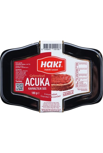Gündoğdu Haki Kahva ltılık Sos Acuka 180 gr Gündoğdu Haki Kahva ltılık Sos Acuka 180 gr