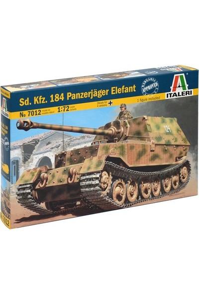 Italeri 7012S 1/72 Sd. KFZ.184 Panzerjäger Elefant Tank Demonte Plastik Maketi Italeri 7012S 1/72 Sd. KFZ.184 Panzerjäger Elefant Tank Demonte Plastik Maketi