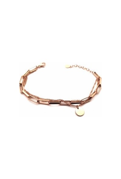 Welch Rose Çelik Zincirli Bileklik