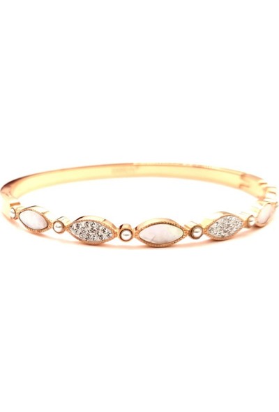 Welch ​​​​welch Rose Taşlı Çelik Bileklik