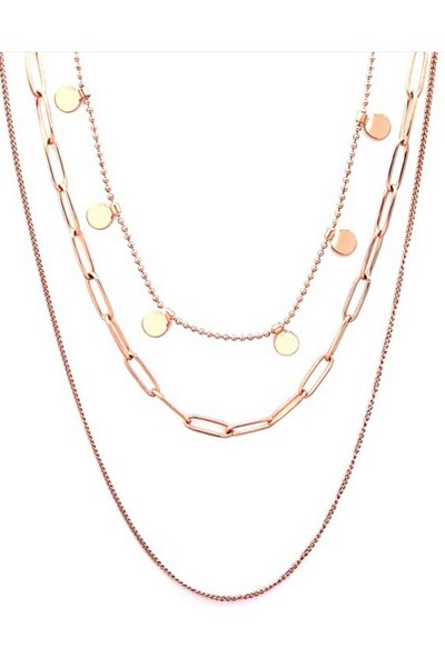 Welch Rose Kadın Çelik Kolye