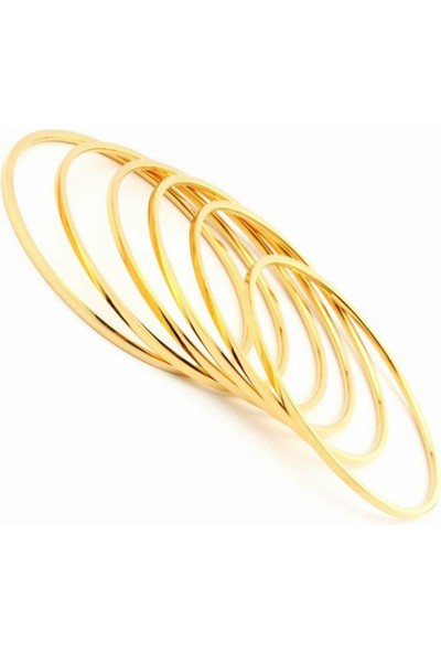 Welch Kadın Çelik 6cm Bilezik Set