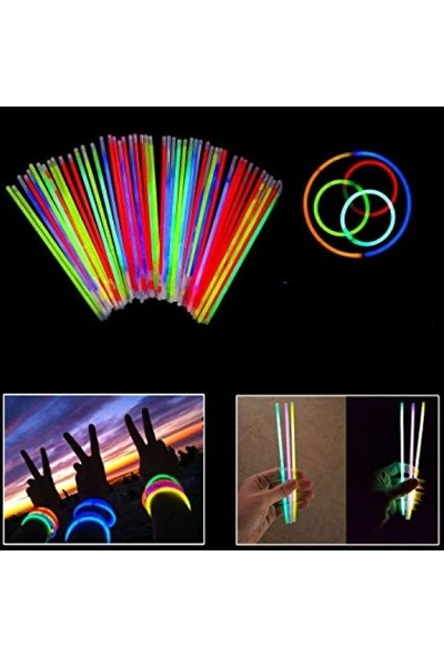 Elektron Pazar Glow Stick Fosforlu Neon Çubuk 15 Adet Elektron Pazar Glow Stick Fosforlu Neon Çubuk 15 Adet