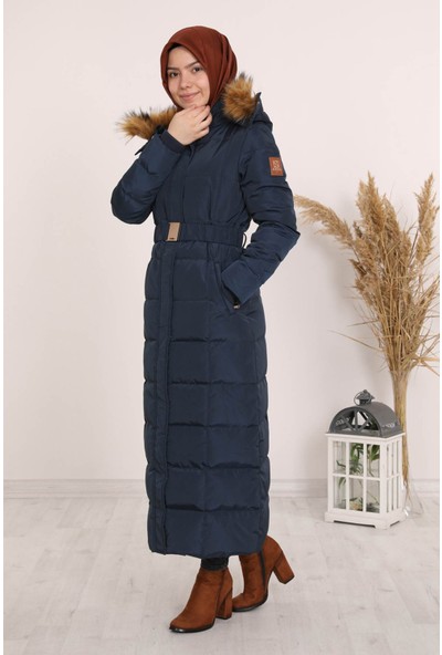 Hennin Nisaca Saten Üzeri Sim Kabartmalı Tül Tesettür Abiye | Lacivert Hennin Nisaca Saten Üzeri Sim Kabartmalı Tül Tesettür Abiye | Lacivert