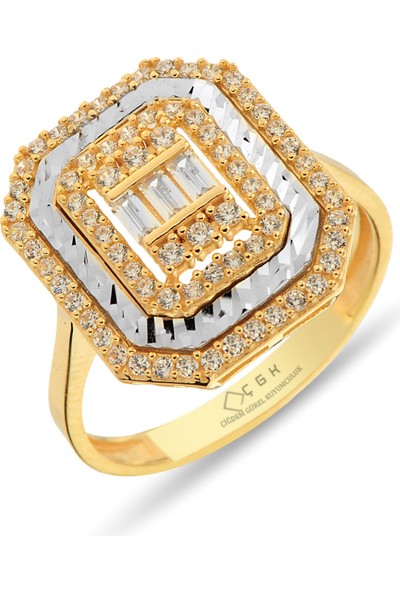 ÇGK KUYUMCULUK 8 Ayar Baget Altın Yüzük