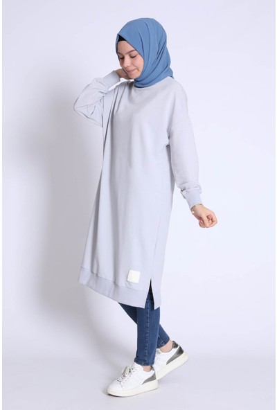 Soul Nisaca İki İp Basic Uzun Tesettür Uzun Tunik | Gri Soul Nisaca İki İp Basic Uzun Tesettür Uzun Tunik | Gri