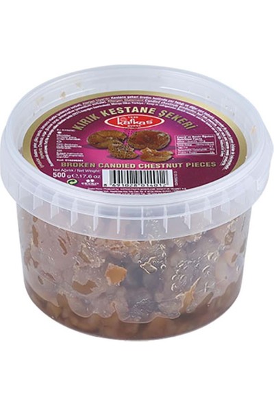 Kestane Şekeri Kırık Plastik Ambalaj 500 gr