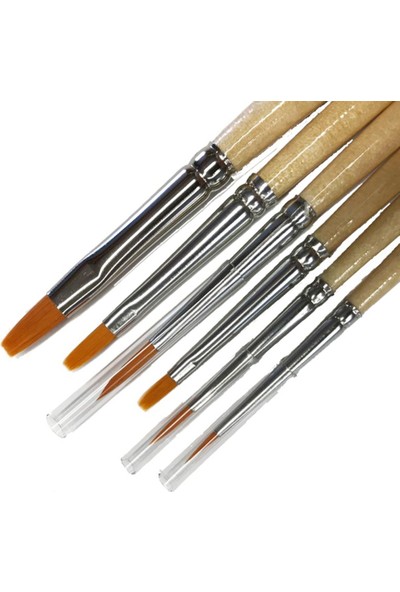 Kolibri 85030 6 Lı Fırça Seti-3 Round Brushes- Size 2-0, 1