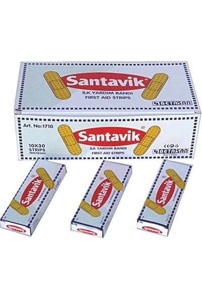Santavik Yara Bandı 10 Lu / 30 Paket Yara Bandı