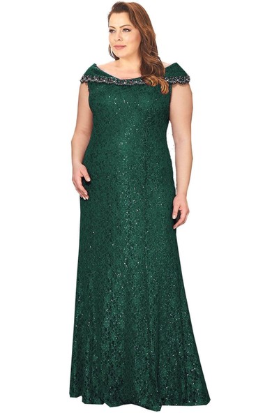Büyük Beden Koyu Yeşil Renkli Dantelbüyük Beden Abiye Elbise Büyük Beden Koyu Yeşil Renkli Dantelbüyük Beden Abiye Elbise