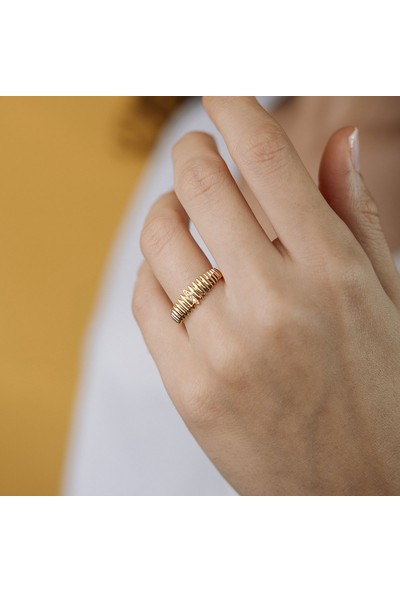 Siena 14 Ayar Minik Taşlı Yüzük