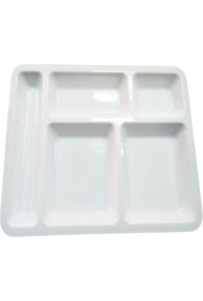 Beyazay Plastik Tabldot 40 x 28 cm 10'lu Paket Beyaz Beyazay Plastik Tabldot 40 x 28 cm 10'lu Paket Beyaz