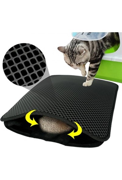 Asytik Kedi Tuvalet Önü Paspası 60 x 43 cm