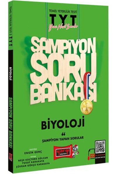 Yargı Yayınevi Yargı Yayınları TYT Biyoloji Şampiyon Soru Bankası