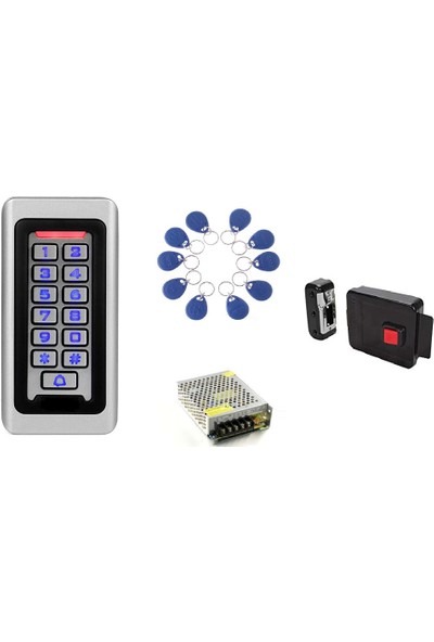 Sonex Rfıd Metal Şifreli Kapı Kilidi -Apartman Kapı Otomat Set Sonex Rfıd Metal Şifreli Kapı Kilidi -Apartman Kapı Otomat Set