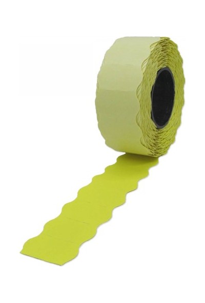 Gençler Etiketleme Makinesi Çok Yapışkanlı 6 No Sarı Etiket 42 Rulo