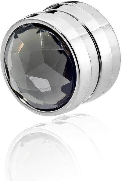 Fsg Takı Füme Akrilik Taşlı Eşarp Mıknatısı