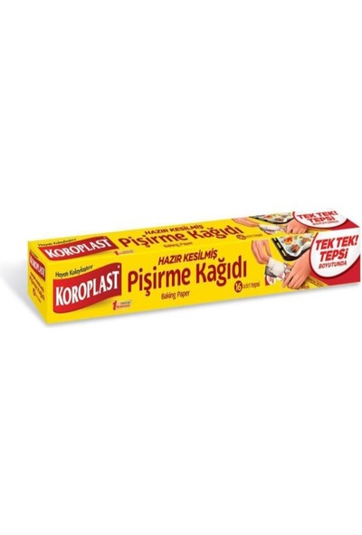 Koroplast Pişirme Kağıdı Hazır Kesilmiş 16 Lı Koroplast Pişirme Kağıdı Hazır Kesilmiş 16 Lı
