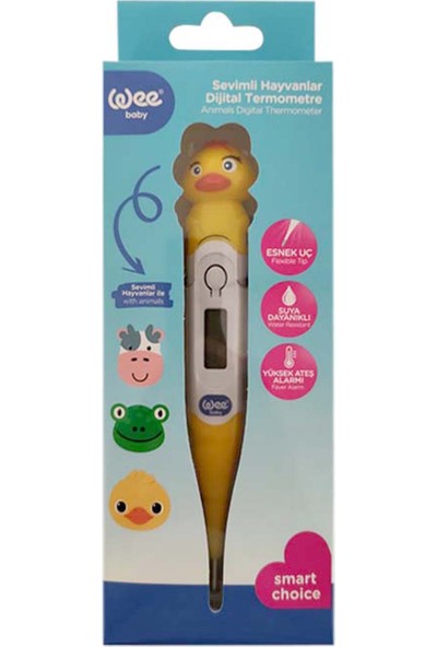 Wee Baby Sevimli Hayvanlar Ateş Ölçer Sarı Wee Baby Sevimli Hayvanlar Ateş Ölçer Sarı